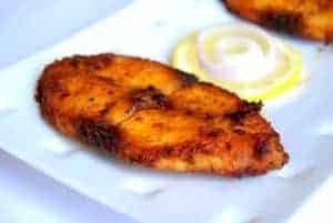 Kerala Style Fish Fry Recipe (Meen Varuthathu Recipe)